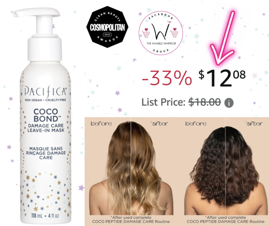 Pacifica Coco Bond Leave-In Hair Mask! - Home of The Humble Warrior